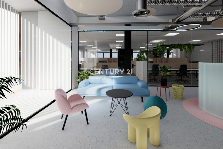 Rent, Business Premises, Office, Ljubljana, Moste-Polje, 670 m2